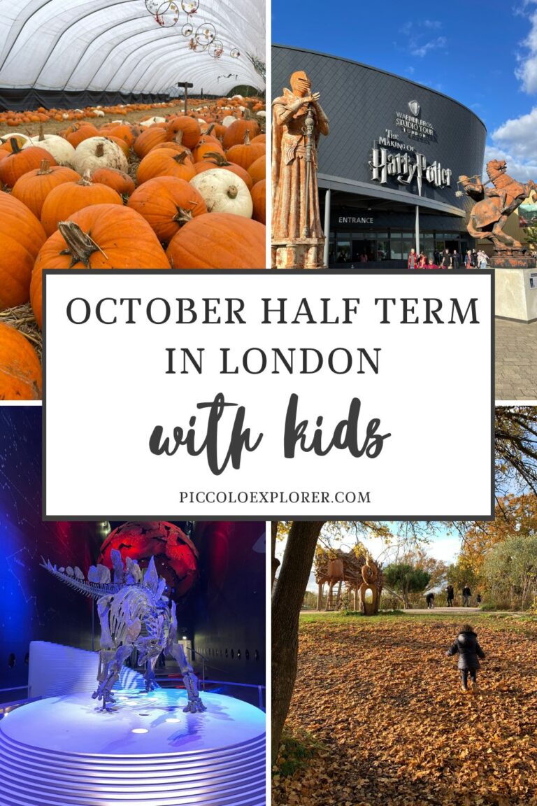 October Half Term Activities in London with Kids 2025